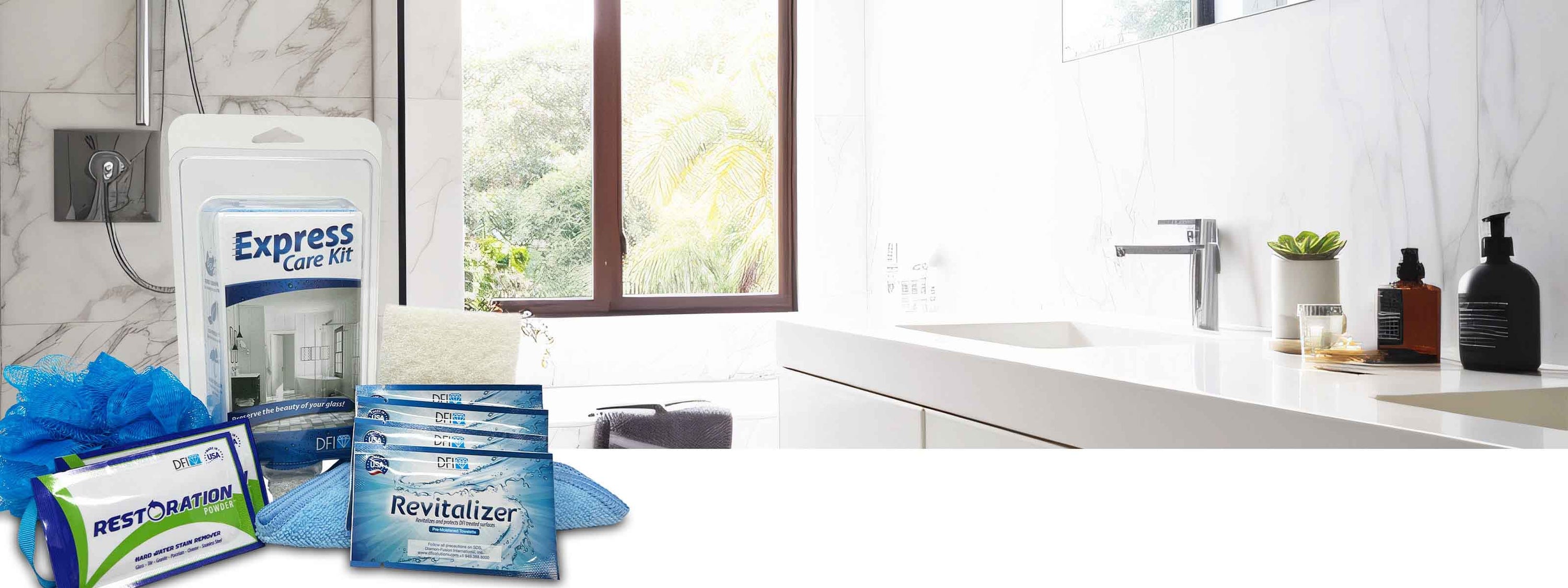 Compact Aftercare Kit for DFI Treated Glass Surfaces | ShopDFI