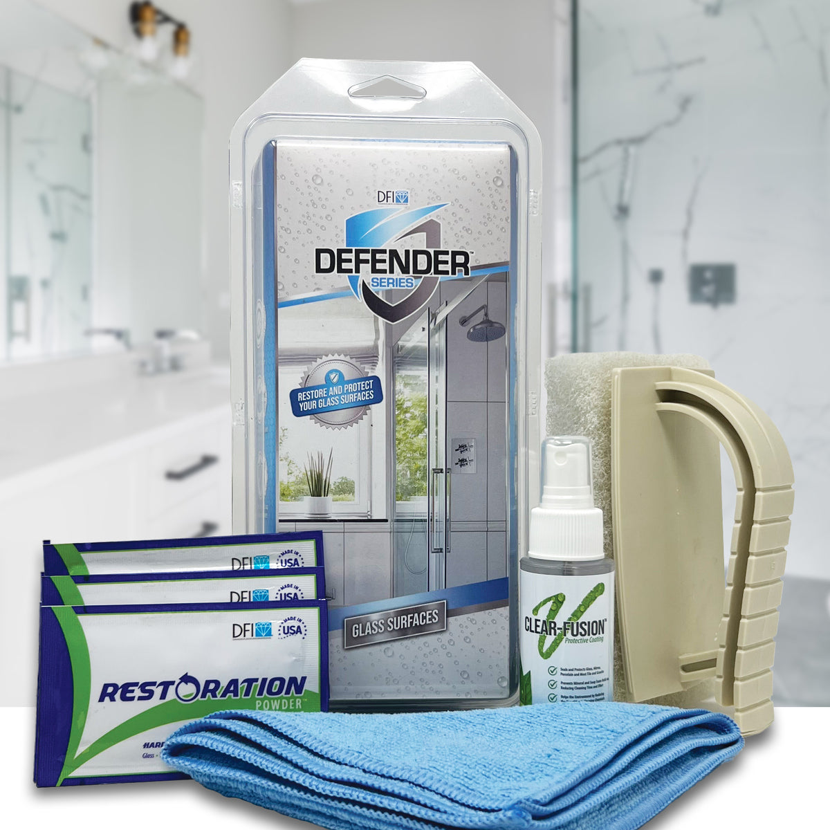 Shower Glass Restoration, Treatment & Coating Kit | ShopDFI